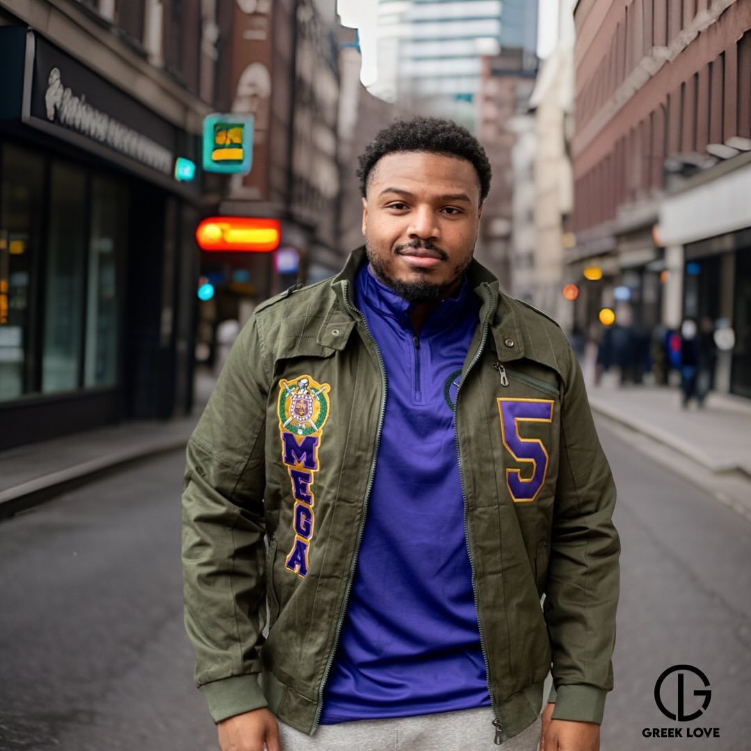 Casual Army Style Omega Jacket | Greek Love