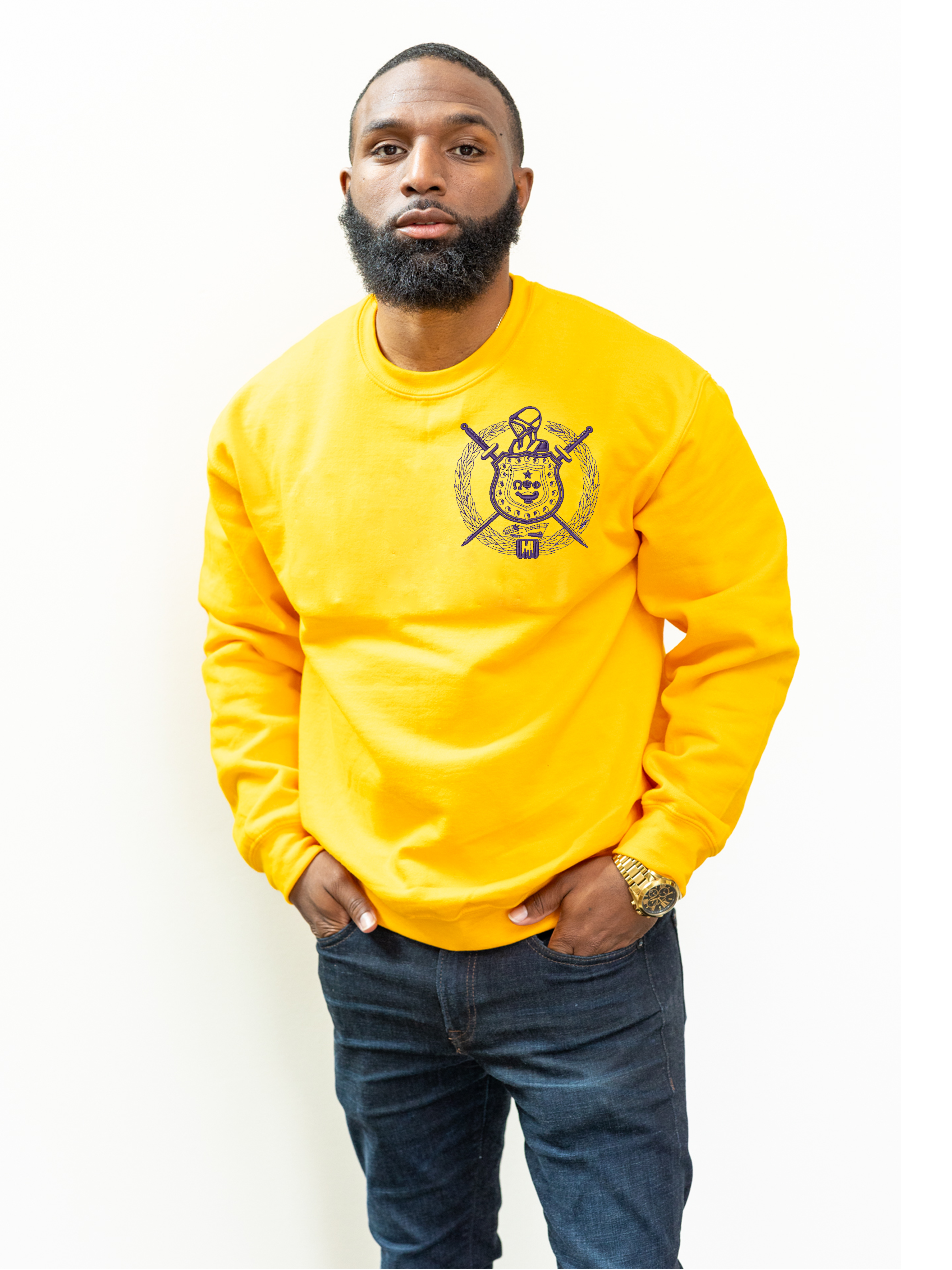 All My Love Omega Shield Sweatshirt/Hoodie | Greek Love